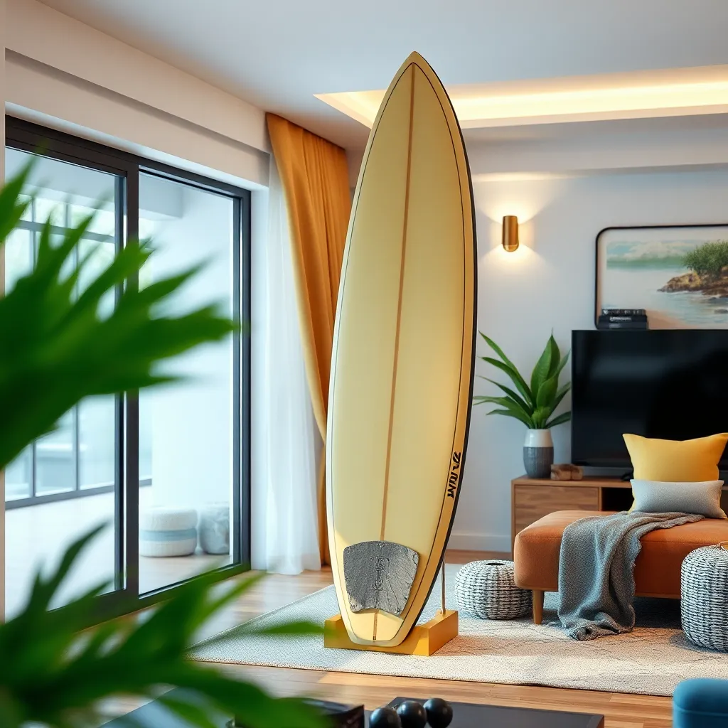 The Art of Surfboard Display Stands for Enthusiasts